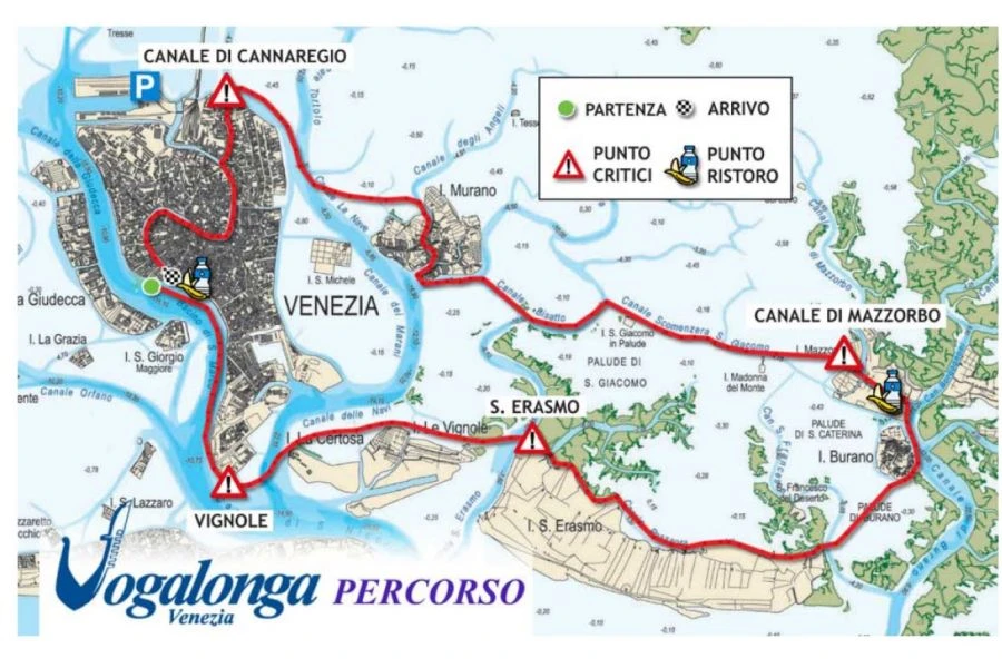 Vogalonga 2025 in Venice, starting from Cavallino-Treporti.